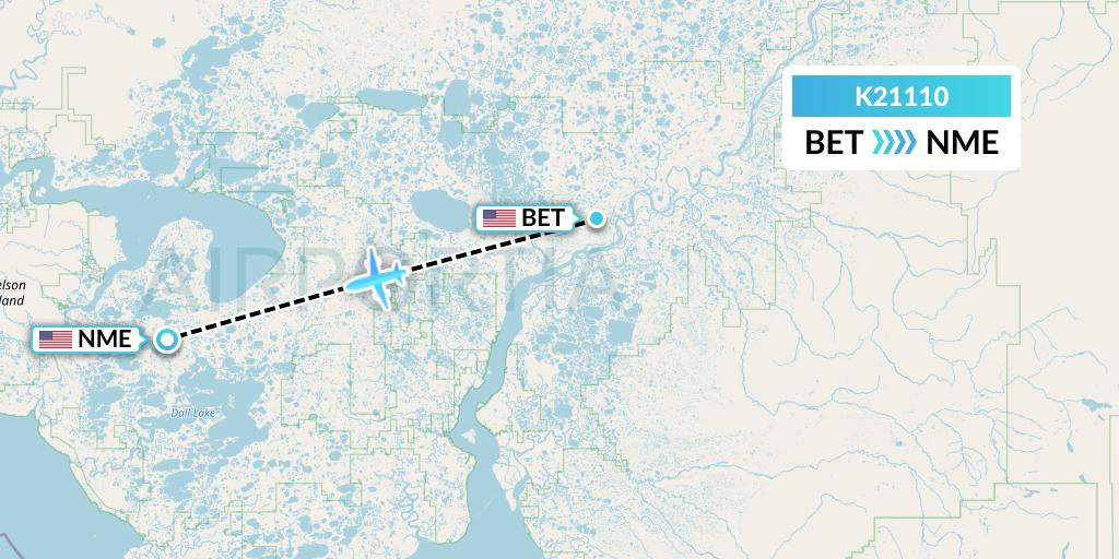 K21110 Flight Status Yute Commuter Service: Bethel to Nightmute