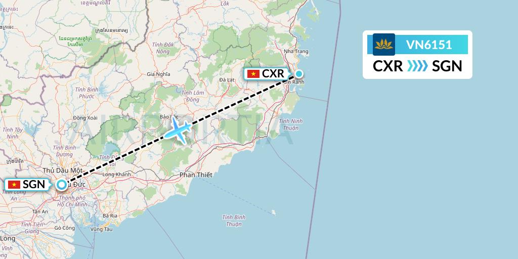 VN6151 Flight Status Vietnam Airlines: Nha Trang to Ho Chi Minh City ...