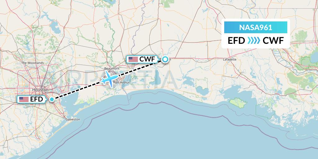 NASA961 Flight Status Nasair: Houston to Lake Charles (UEA961)