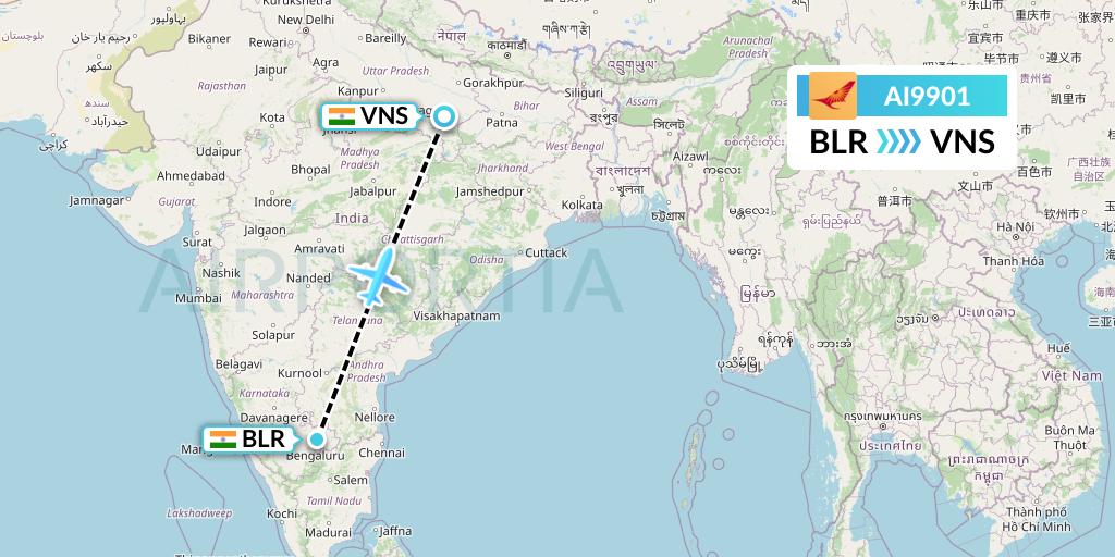 AI9901 Flight Status Air India: Bangalore to Varanasi (AIC9901)