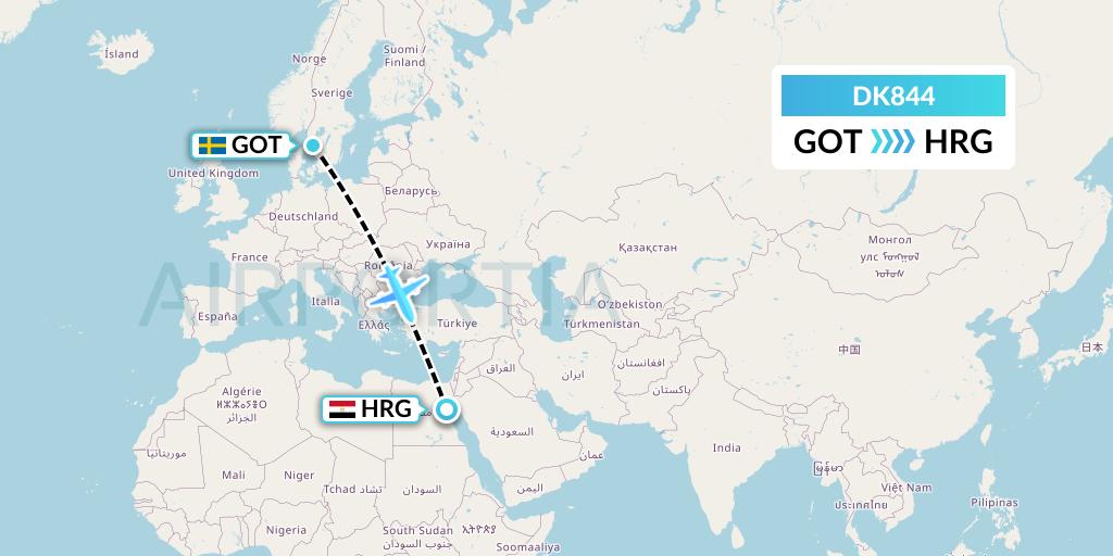 DK844 Flight Status Thomas Cook Airlines Scandinavia: Gothenburg to ...