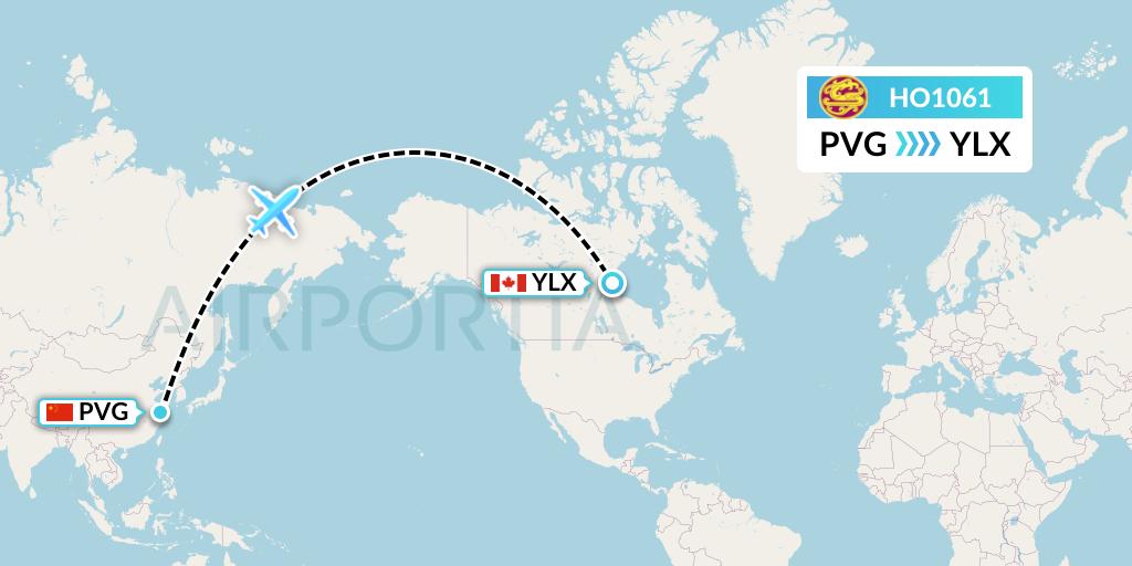 HO1061 Flight Status Juneyao Airlines: Shanghai to Long Point (DKH1061)