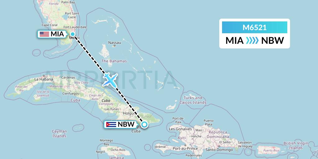 M6521 Flight Status Amerijet International: Miami to Guantanamo Bay ...