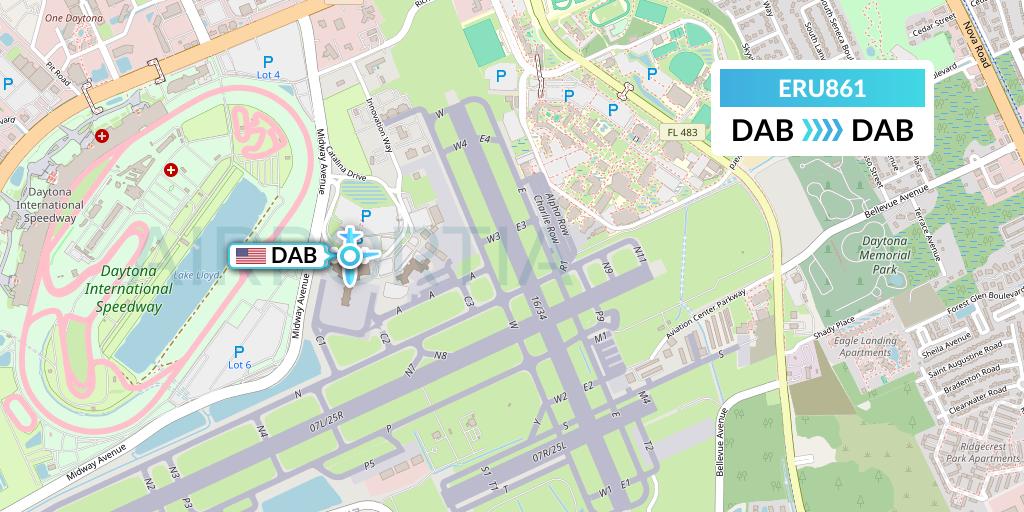 ERU861 Flight Status Embry-riddle Aeronautical University: Daytona ...