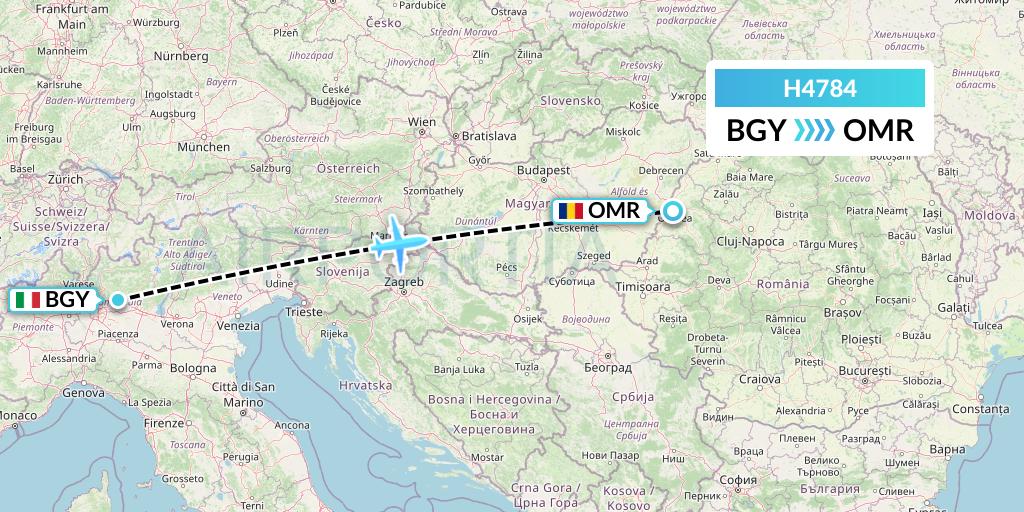 H4784 Flight Status Hisky Europe Srl: Milan to Oradea (HYS784)