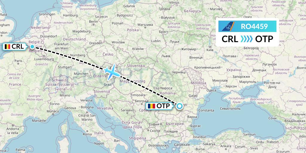 RO4459 Flight Status Tarom: Brussels to Bucharest (ROT4459)