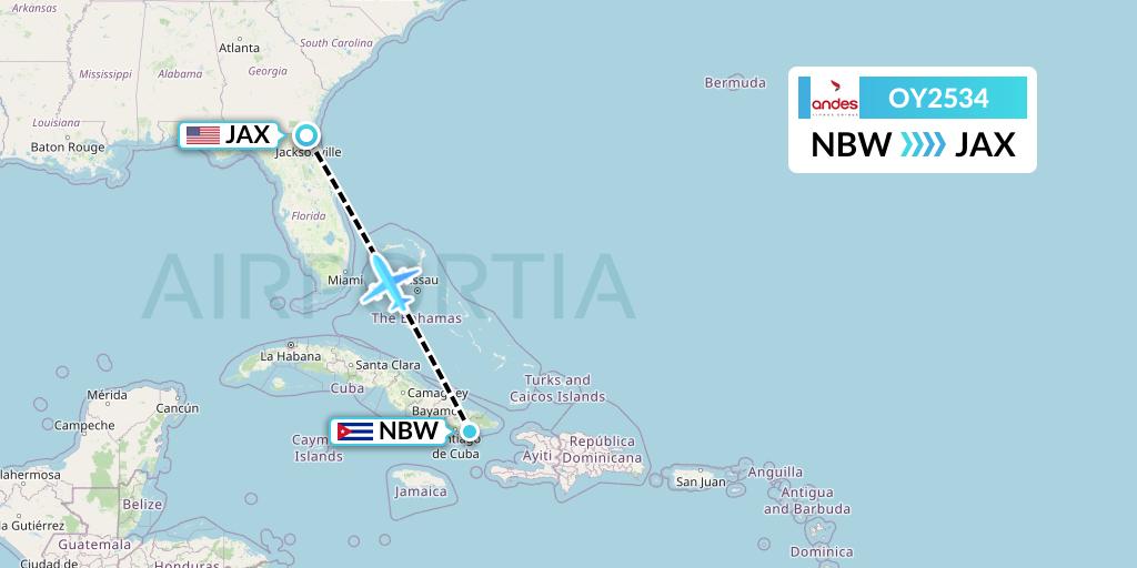 OY2534 Flight Status Omni Air International: Guantanamo Bay Naval ...