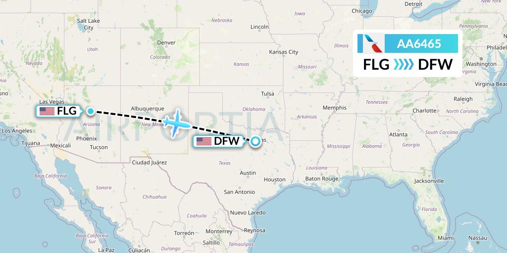 AA6465 Flight Status American Airlines: Flagstaff to Dallas (AAL6465)