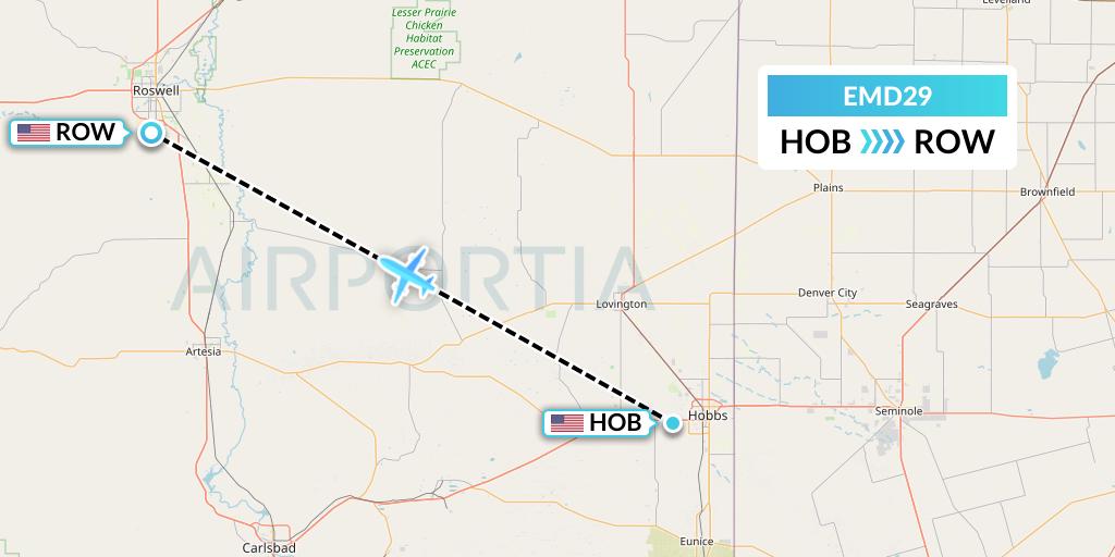 EMD29 Flight Status Eaglemed: Hobbs to Roswell