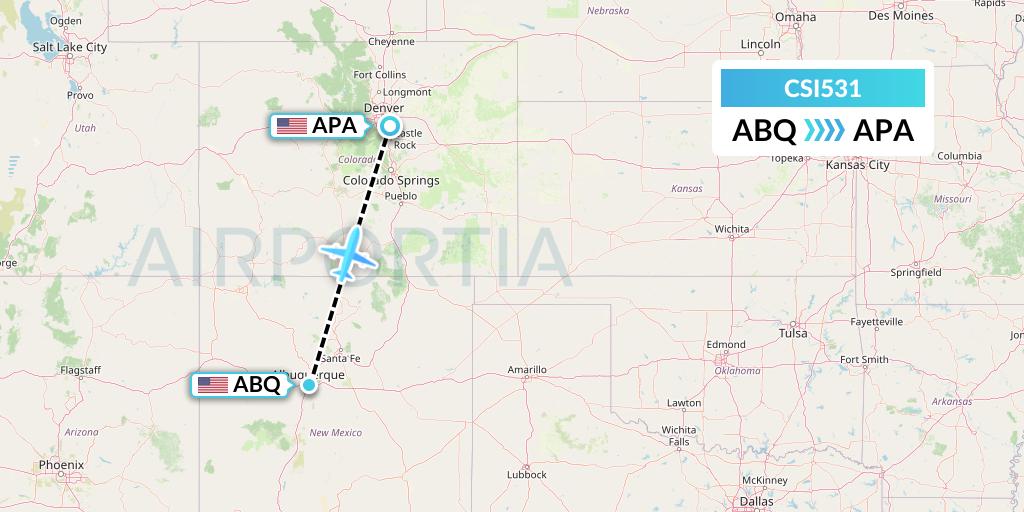 CSI531 Flight Status Csi Aviation: Albuquerque to Denver