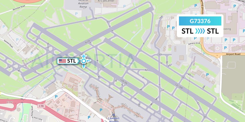 G73376 Flight Status GoJet: St. Louis to St. Louis (GJS3376)