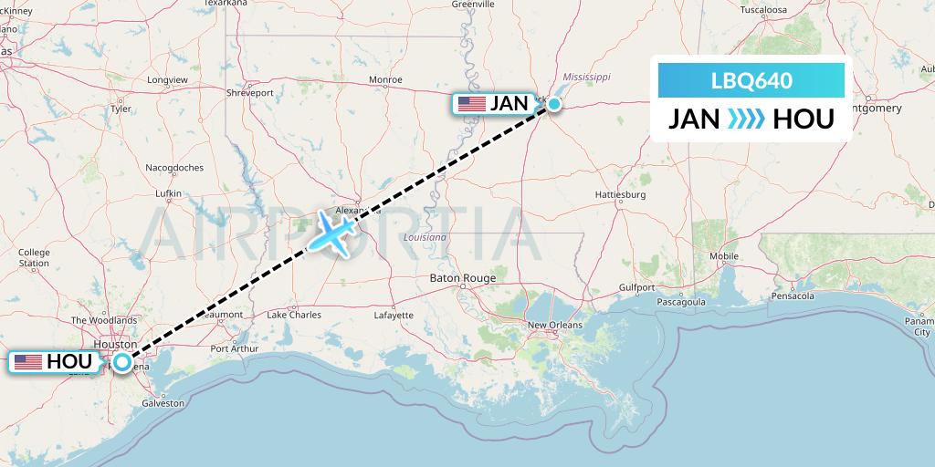 LBQ640 Flight Status Quest Diagnostics: Jackson to Houston