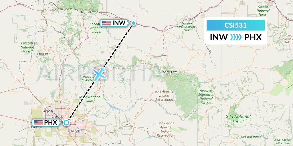 CSI531 Flight Status Csi Aviation: Winslow to Phoenix