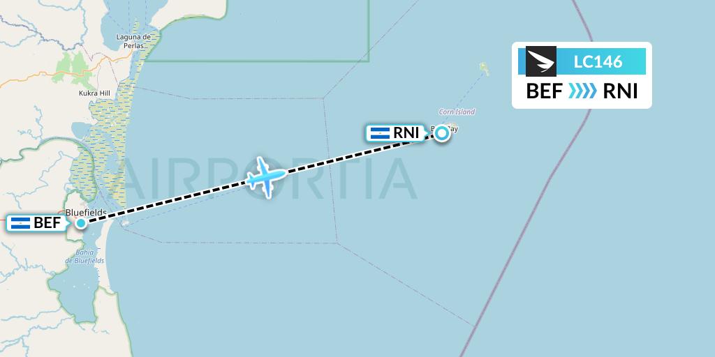 LC146 Flight Status Skyway: Bluefileds to Corn Island (GCS146)