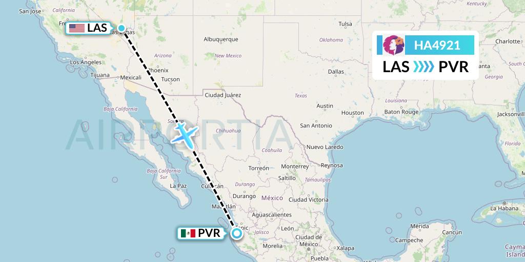 HA4921 Flight Status Hawaiian Airlines: Las Vegas to Puerto Vallarta ...
