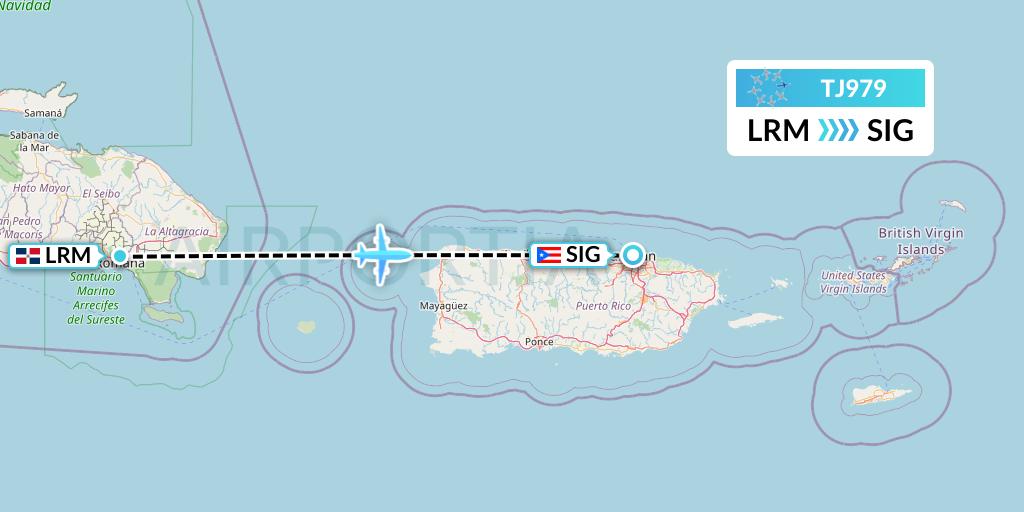 TJ979 Flight Status Tradewind Aviation: La Romana to San Juan (GPD979)
