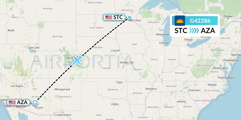 G42286 Flight Status Allegiant Air: St Cloud to Phoenix (AAY2286)