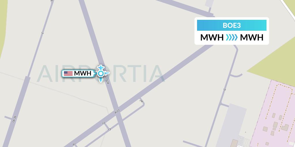 BOE3 Flight Status Boeing: Moses Lake to Moses Lake