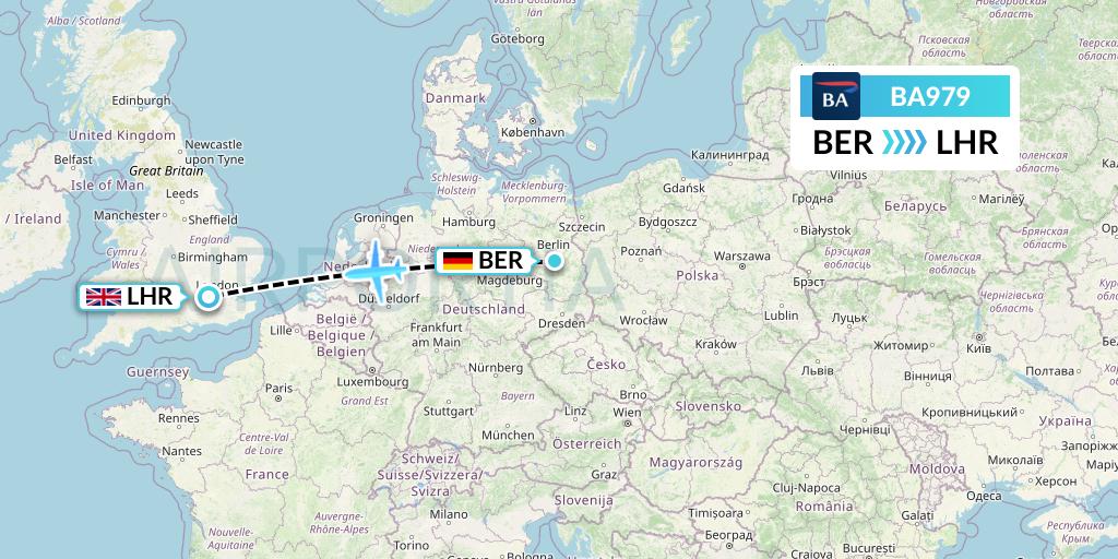 BA979 Flight Status British Airways: Berlin to London (BAW979)