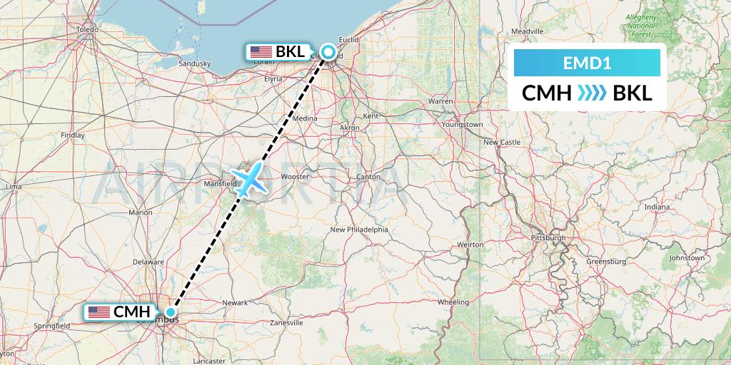 EMD1 Flight Status Eaglemed: Columbus to Cleveland
