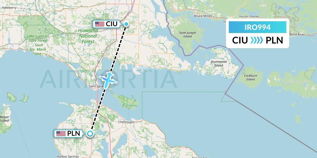 IRO994 Flight Status CSA Air: Sault Sainte Marie to Pellston