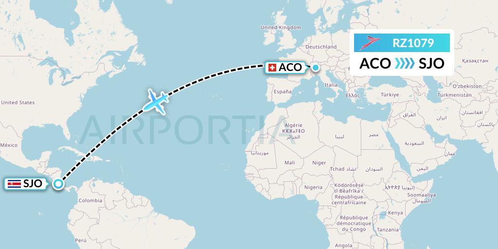 RZ1079 Flight Status Sansa Airlines: Ascona to San Jose (LRS1079)