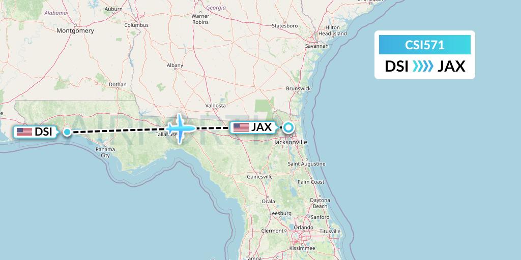 CSI571 Flight Status Csi Aviation: Destin to Jacksonville