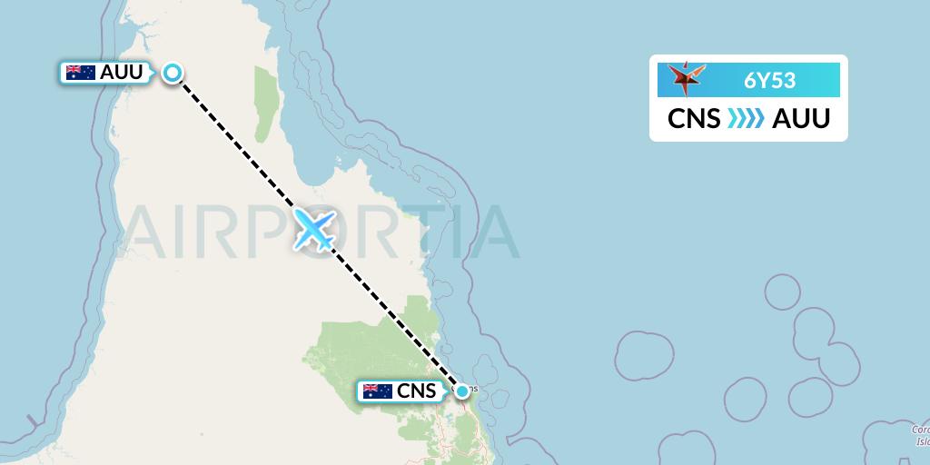 6Y53 Flight Status SmartLynx: Cairns to Aurukun (ART53)