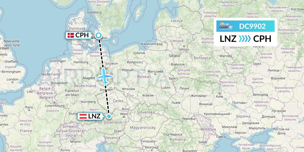 DC9902 Flight Status Braathens Regional: Linz to Copenhagen (BRX9902)