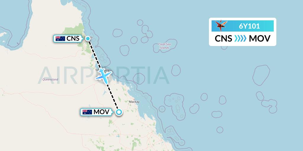 6Y101 Flight Status SmartLynx: Cairns to Moranbah (ART101)