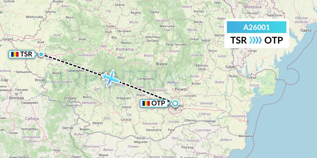 A26001 Flight Status Anima Wings Aviation: Timisoara to Bucharest (AWG6001)