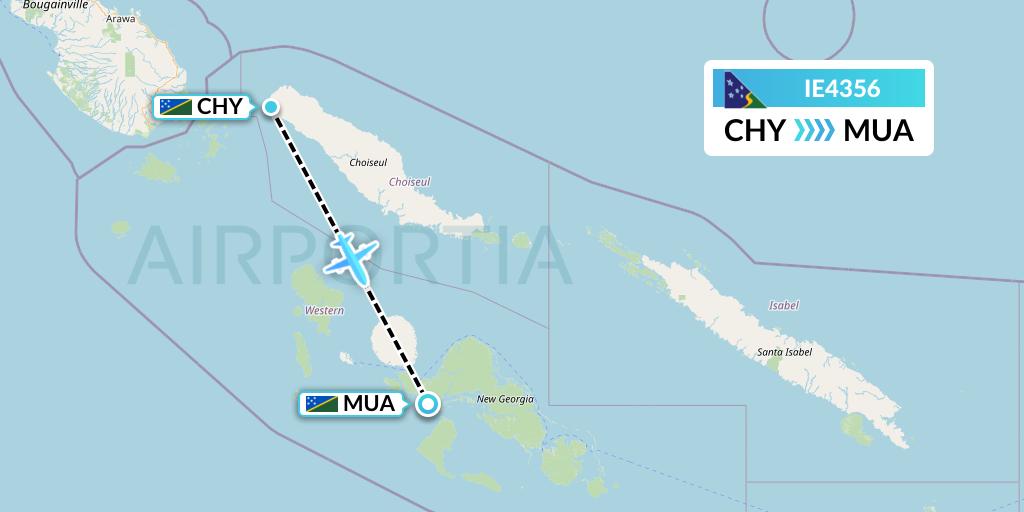 IE4356 Flight Status Solomon Airlines: Solomon Islands to Solomon ...