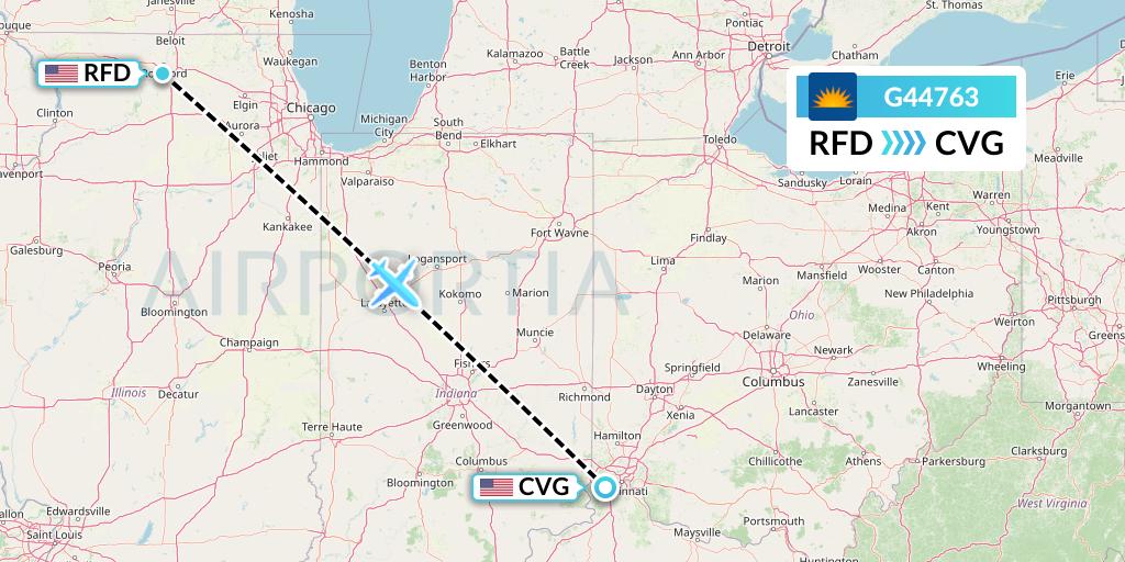 G44763 Flight Status Allegiant Air: Chicago to Cincinnati (AAY4763)