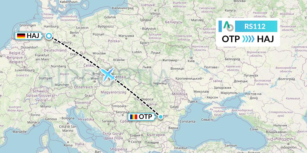 RS112 Flight Status Air Seoul: Bucharest to Hannover (ASV112)
