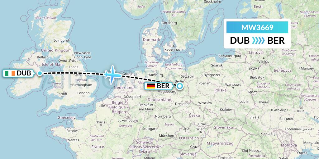 MW3669 Flight Status Mokulele Flight Service: Dublin to Berlin (MUL3669)