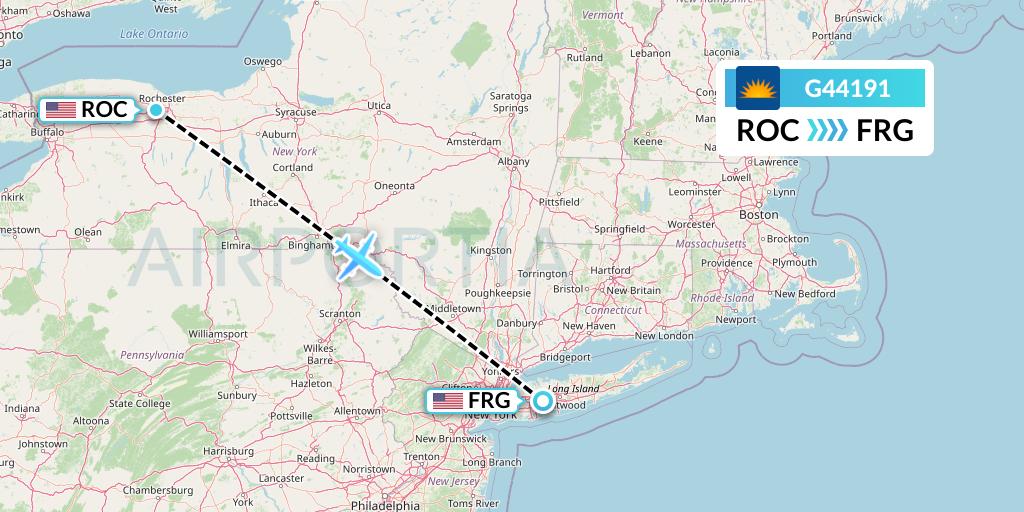 G44191 Flight Status Allegiant Air: Rochester to Farmingdale (AAY4191)