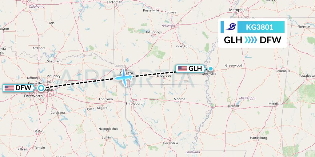 KG3801 Flight Status Key Lime Air: Greenville to Dallas (LYM3801)