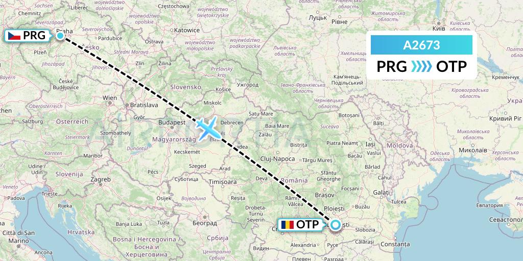 A2673 Flight Status Anima Wings Aviation: Prague to Bucharest (AWG673)
